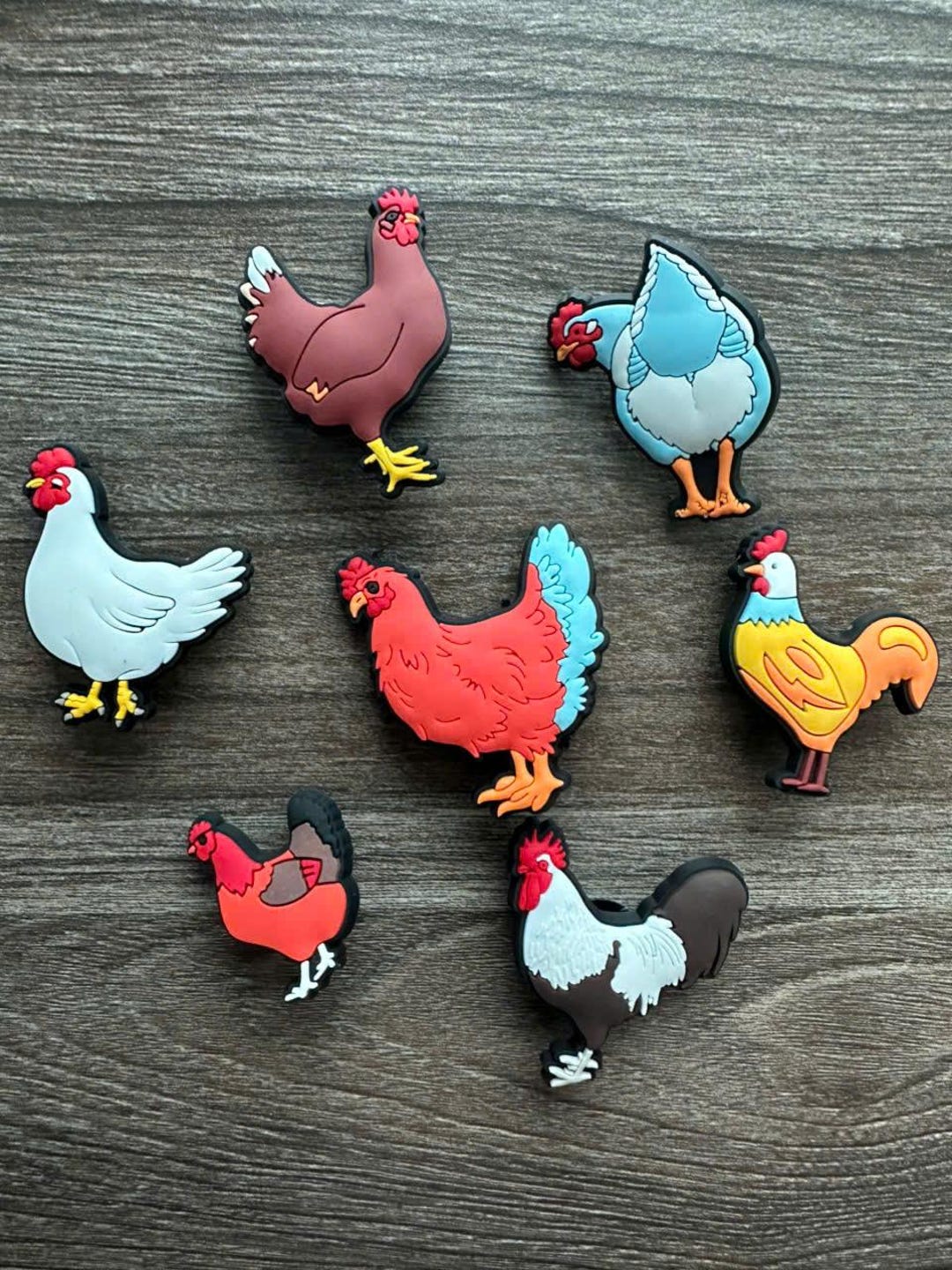 Chicken Shoe Charms – Adorable Hen Accessories for Shoes, Bracelets ...