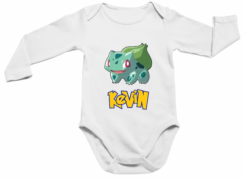 Custom Name Pokemon Baby Bodysuit, Pokeball Baby Bodysuit, Pokemon ...