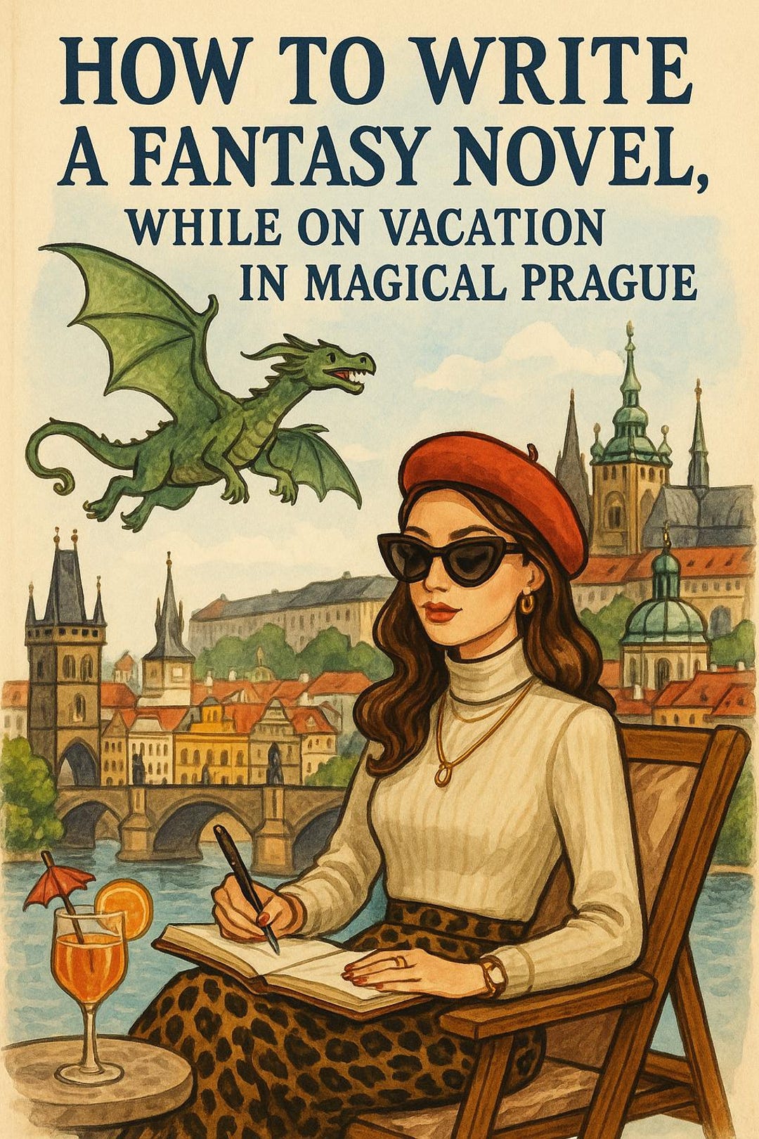 Fantasy Novel Writing Guide: Prague-inspired Workbook (instant PDF ...