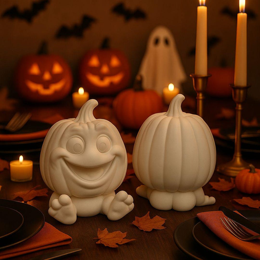 Cheeky Pumpkin Bum Figurine STL — 3D Printable Halloween Pumpkin Decor ...