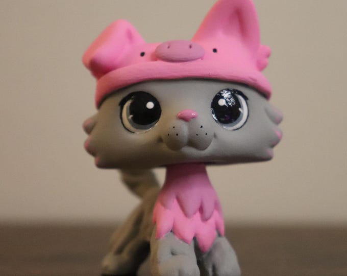 Lps OOAK Custom Pig Hat Collie Littlest Pet Shop - Etsy