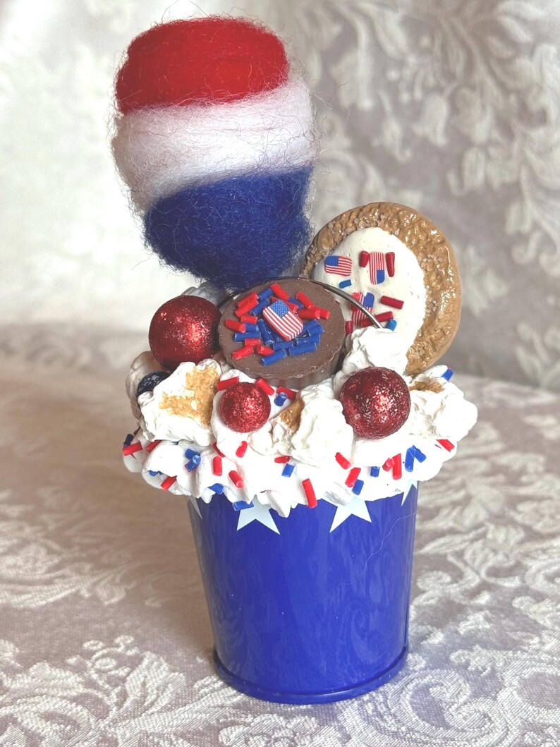 Mini Faux Patriotic Treat Buckets - Etsy