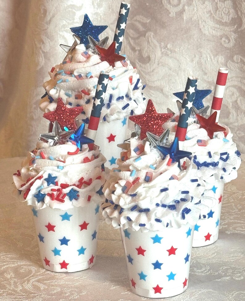 Mini 4th of July Milkshake - Etsy