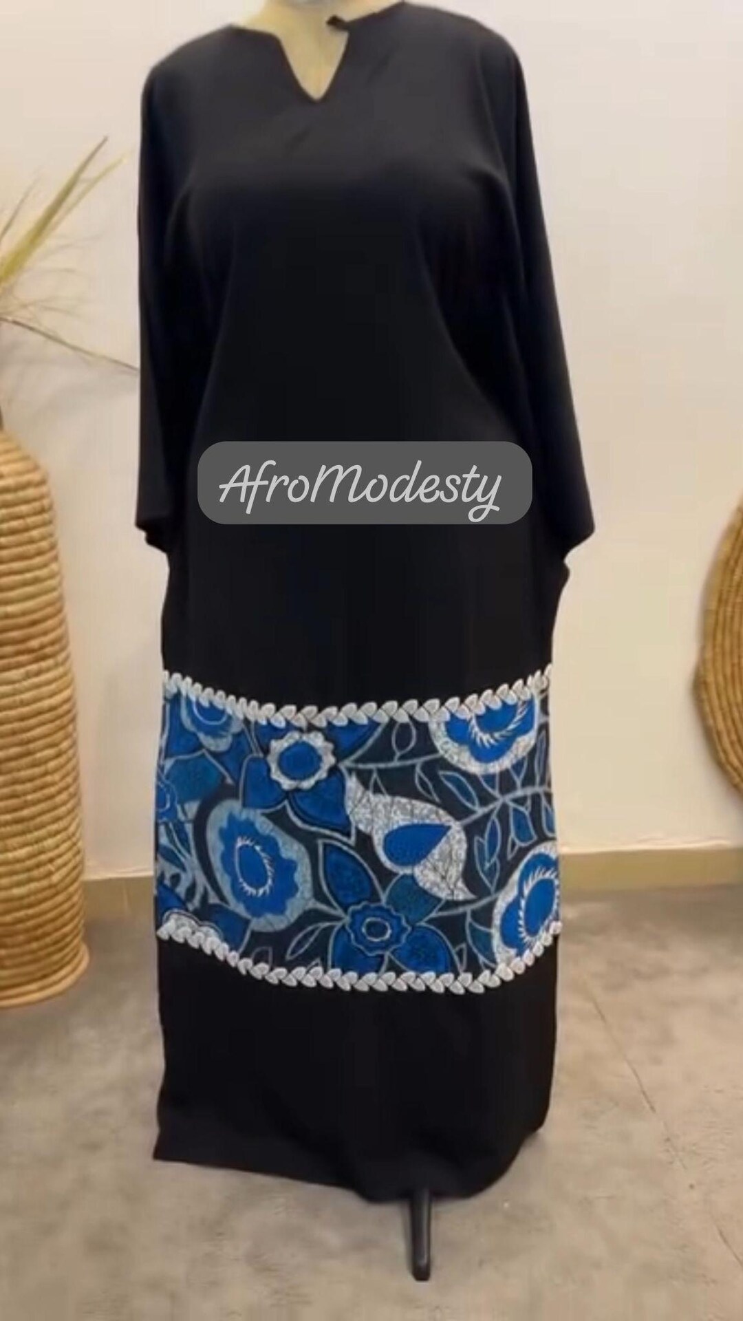 Women’s African Modest Dress | Women’s Party Dinner Dress | Cotton ...