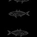 Black and White Fishbone Print • Minimalist Nautical Wall Art • Digital ...