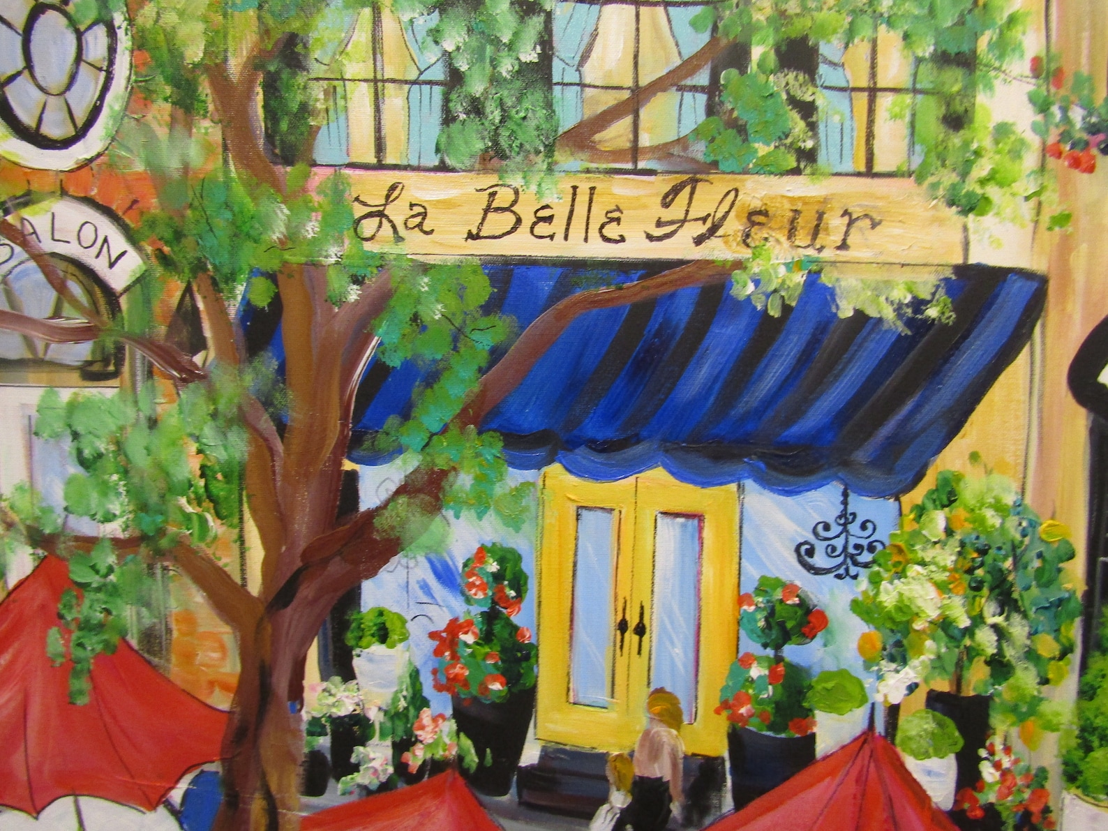 Belle Fleur Original Painting 24 X 36 Art by Elaine Cory - Etsy