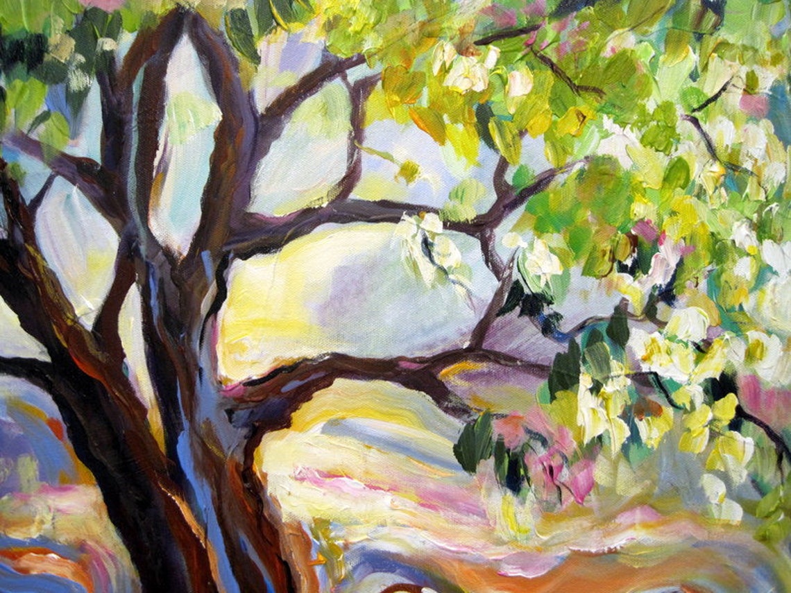 LARGE LANDSCAPE PAINTING Original Painting Acrylic Painting 24 - Etsy