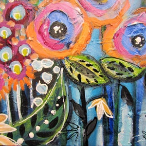 Garden Folly Original Abstract Painting 24 X 36 Art by Elaine Cory - Etsy