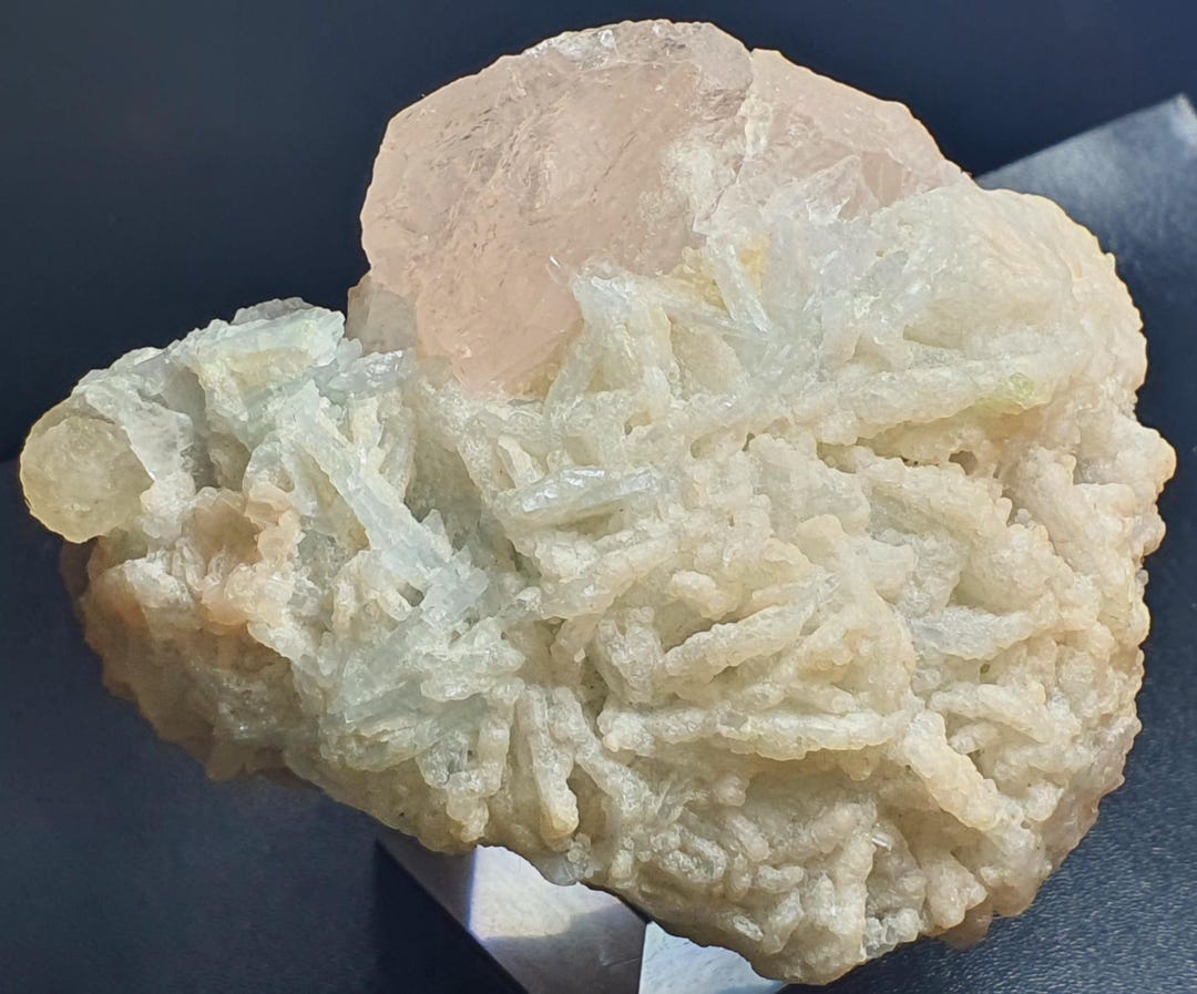 Authentic Morganite on Albite Matrix Specimen,berly Var Morganite ...