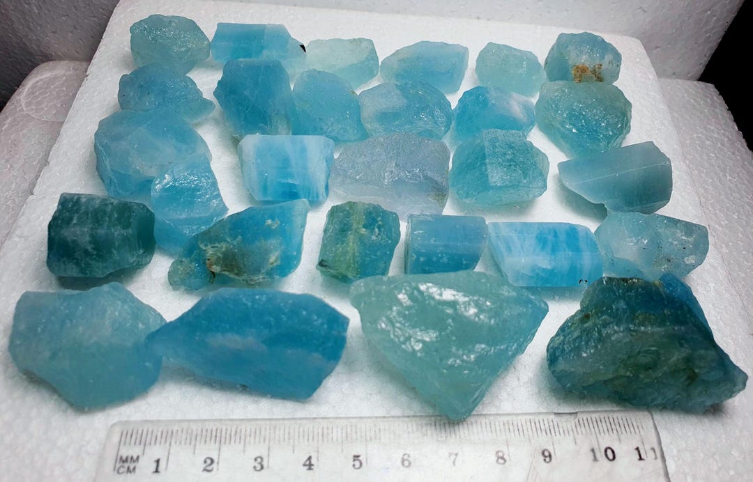 403.16 Gram Aquamarine Rech Blue Transparent Rough, Sky Blue Aqua ...