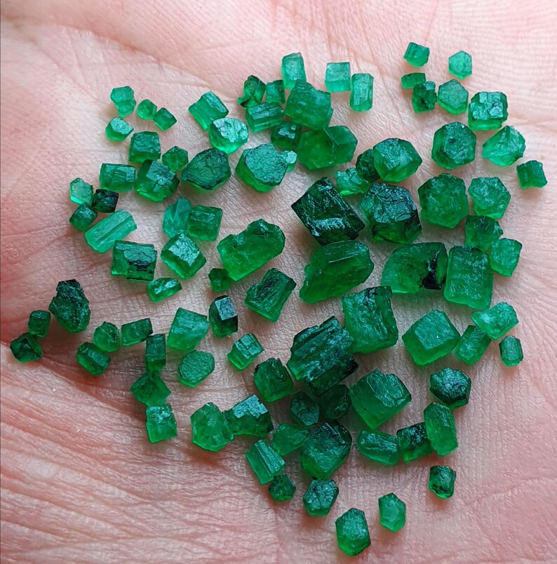 17 Carat Emerald Facet Grade Rough, Emeralds Crystal/raw Gemstone From ...