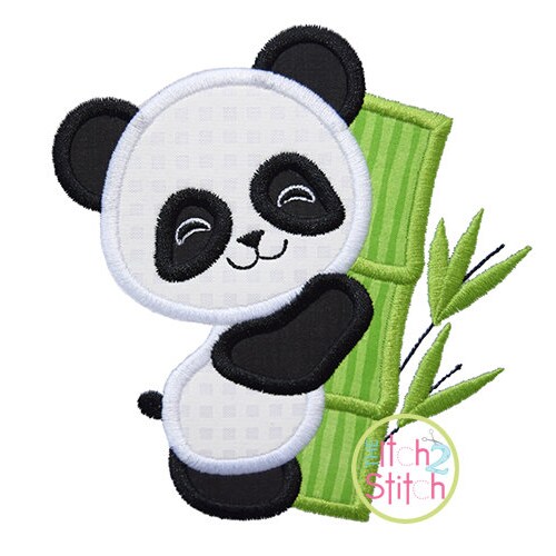Mini Panda Machine Embroidery Design-4 Sizes-instant DOWNLOAD - Etsy