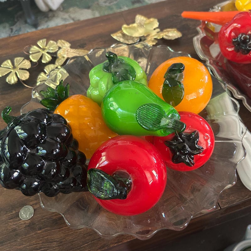 Murano Glass Blown Grapes - Etsy