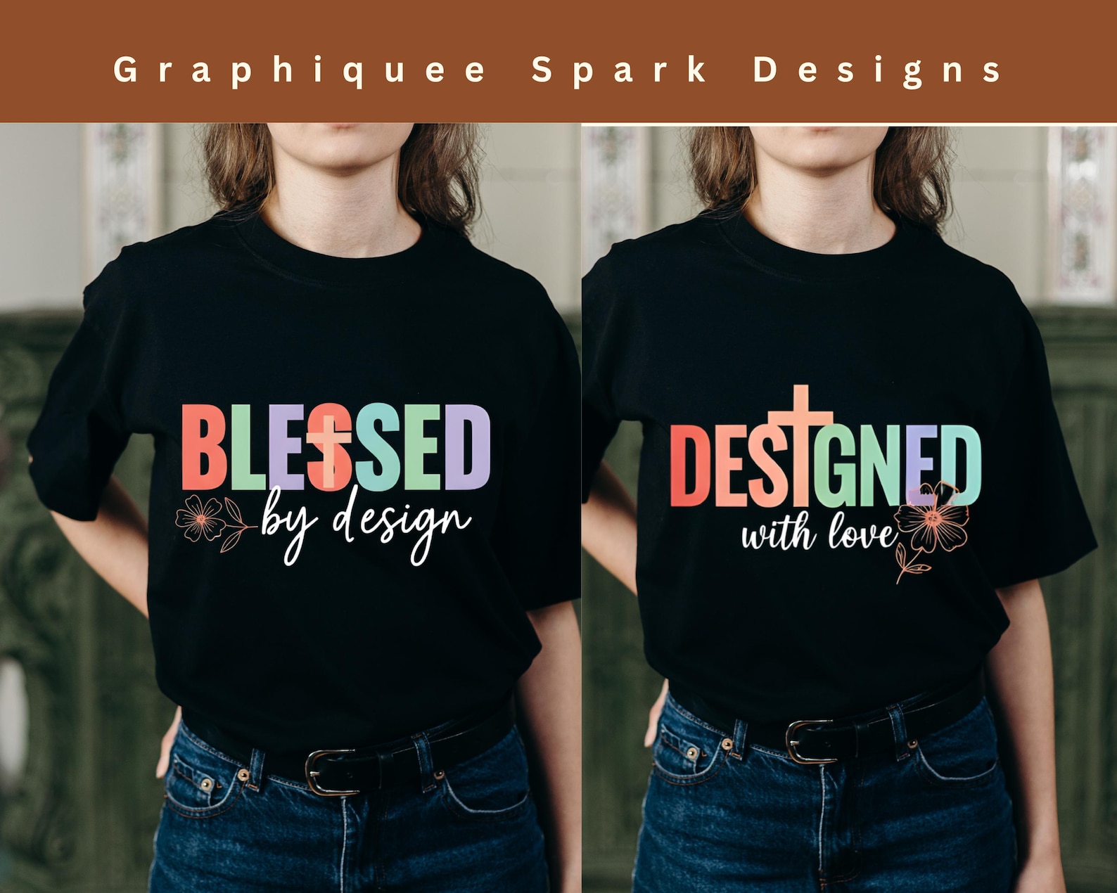 Boho Christian Png Bundle|colorful Christian Design Png|christianity ...