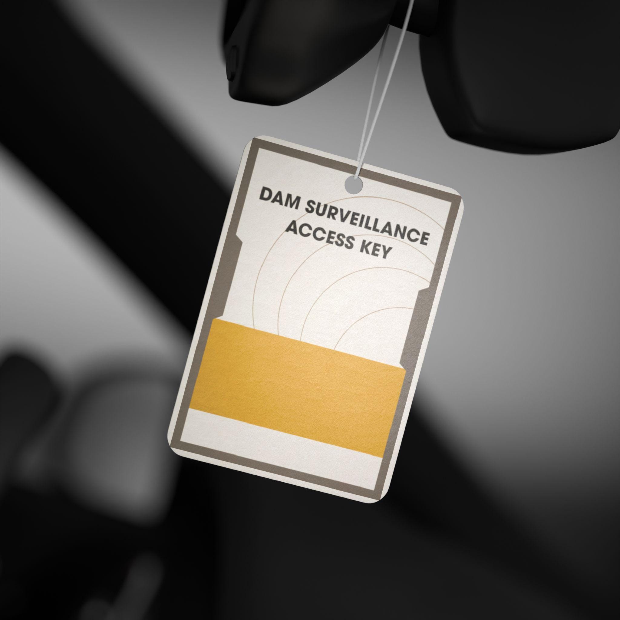 ARC Raiders Dam Surveillance Access Key Card Air Freshener - Etsy