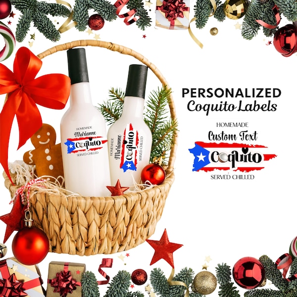Coquito Labels - Etsy
