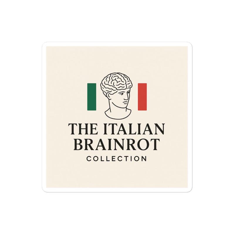 The Italian Brainrot Collection Bubble-free Stickers - Etsy