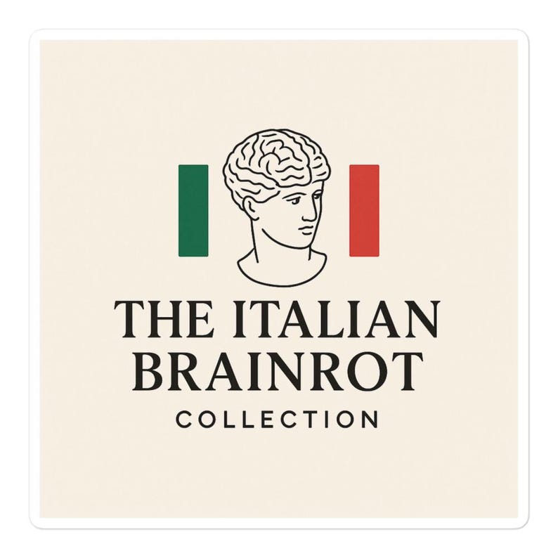 The Italian Brainrot Collection Bubble-free Stickers - Etsy