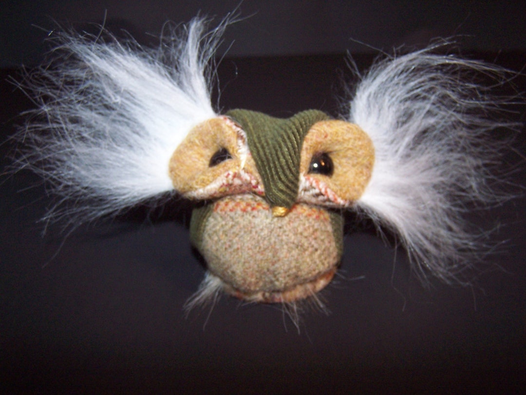 Owlayah - One Wool Owl Stuffie Stuffy Stuffed Animal Doll Pin Cushion ...