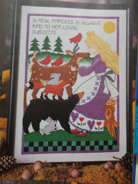 Woodland Princess Stitch Pattern in Full Color - Etsy