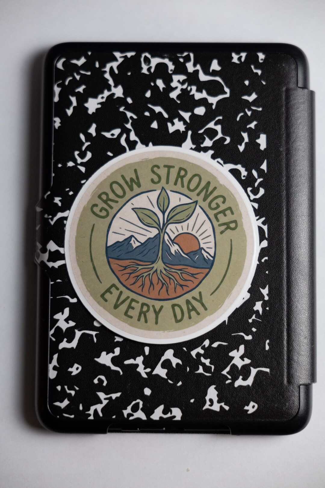 Grow Stronger Every Day Sticker - Motivational New Year Decal ...
