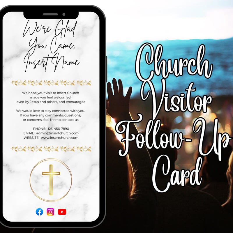 Thank You Visiting Card - Etsy