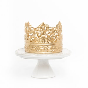 Crown Cake Topper, Gold Crown for Wedding Cake Topper. Mini Crown ...