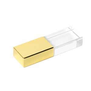 USB 16GB, 3.0 High Speed, Acrylic and Gold Metal, Photographers ...