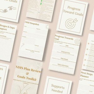NDIS Plan Review and Goals Toolkit | Printable and Editable | SMART ...