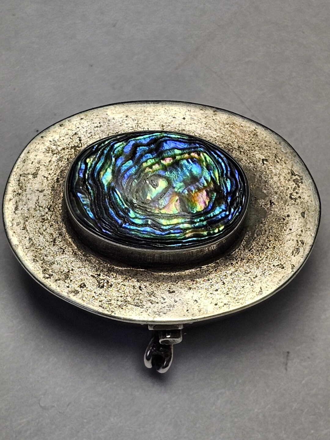 Vintage Sterling Silver Taxco Mexico 925 Abalone Pill Box - Etsy