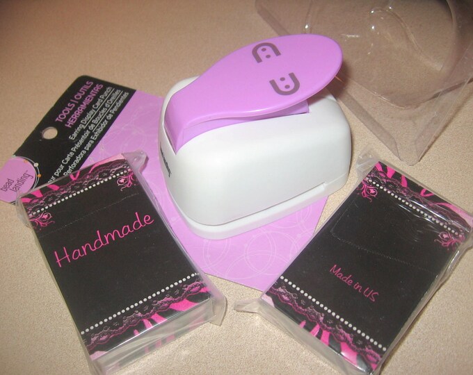 Bead Landing Earring Display Card Punch Tool With Pretty Bonus Cards - Etsy