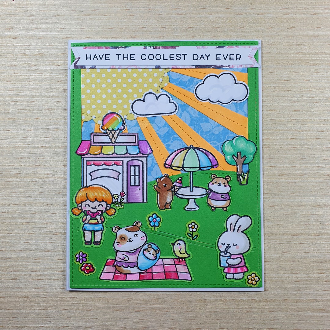 Have the Coolest Day Greetings Card - Etsy