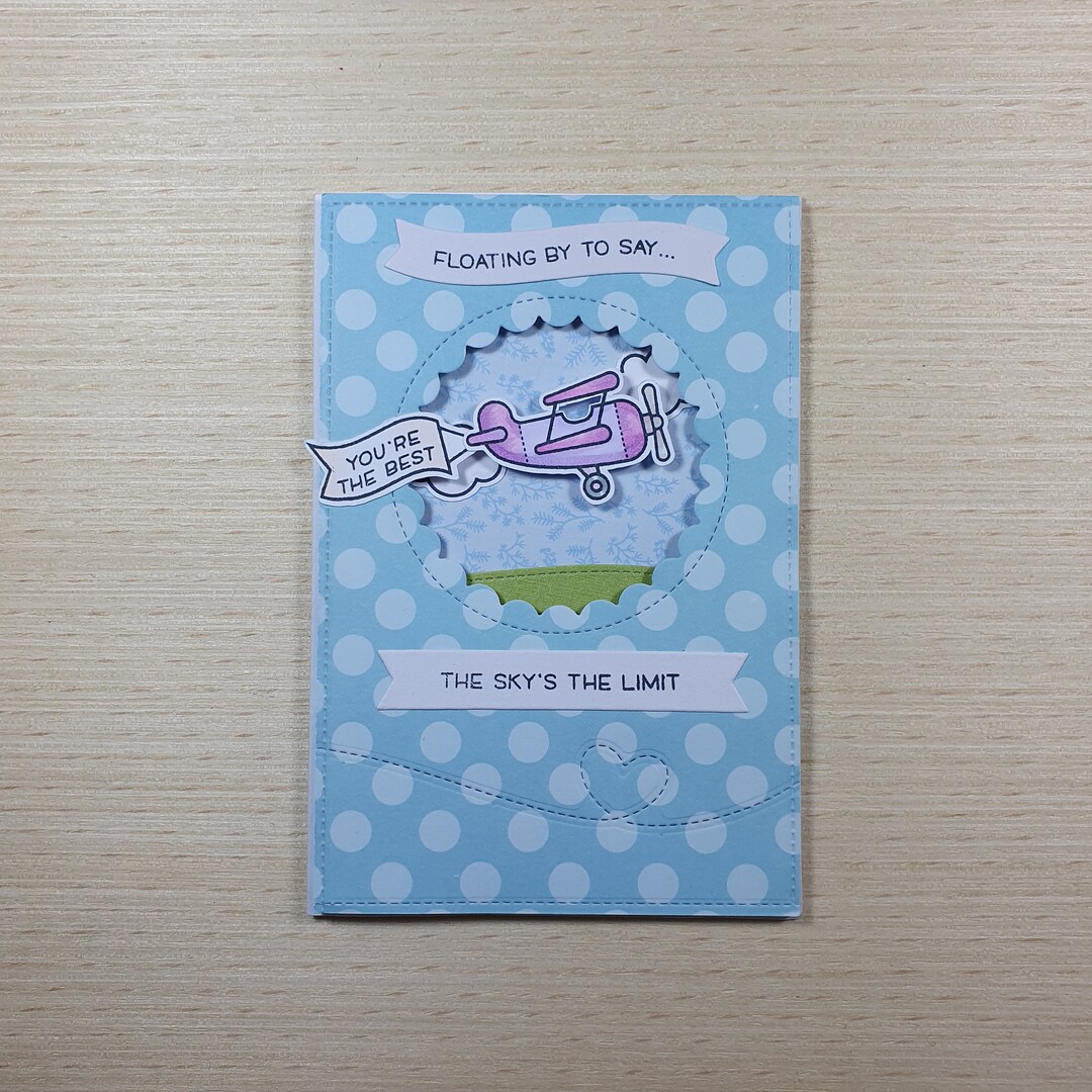 Plane Themed Greetings Card - Etsy