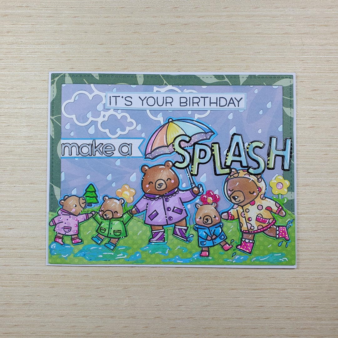 It's Your Birthday, Make A Splash Greetings Card - Etsy