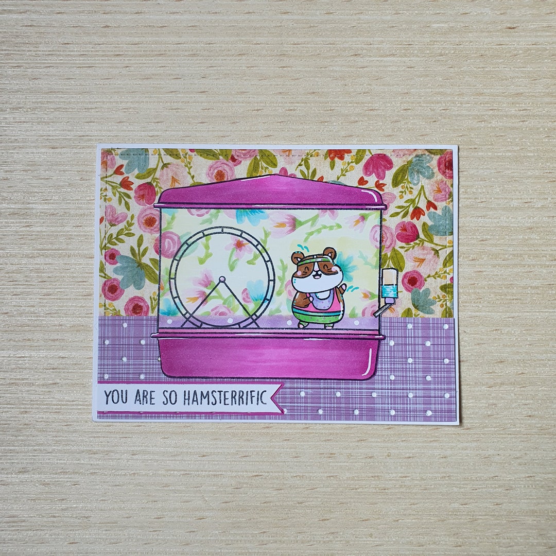 Hamsterrific Greetings Card - Etsy