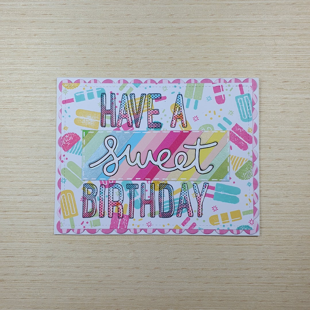Have A Sweet Birthday Card - Etsy