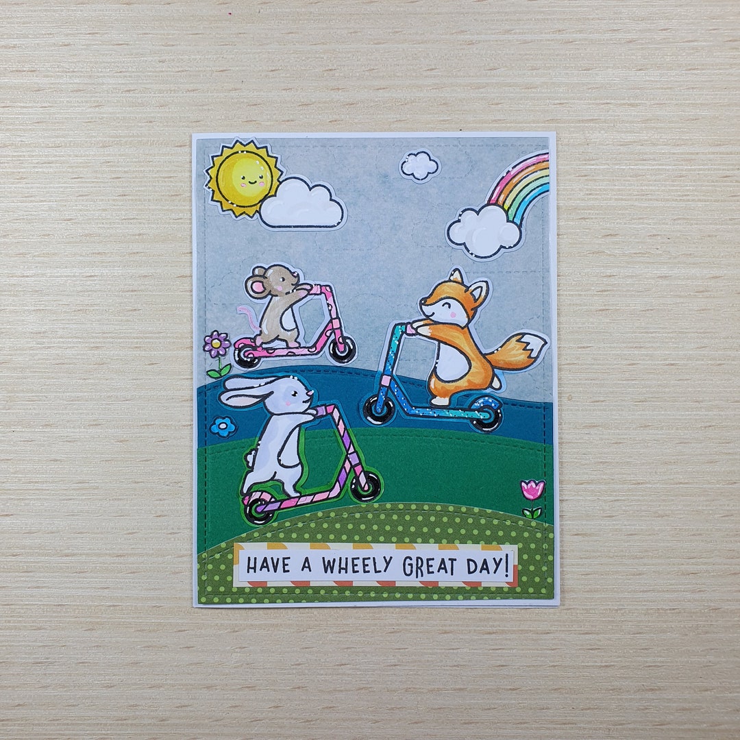 Have A Wheely Great Day Greetings Card - Etsy