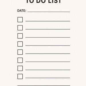 Simple and Practical to Do List File Formats Included A4 and A5 - Etsy