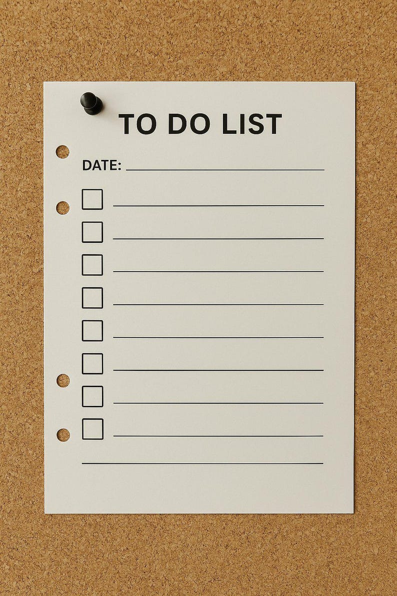 Simple and Practical to Do List File Formats Included A4 and A5 - Etsy