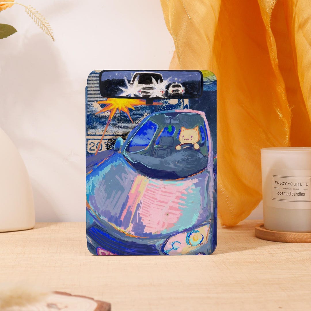 Cartoon Cat Driver Kindle Case,personalized New Kindle Case,kindle ...