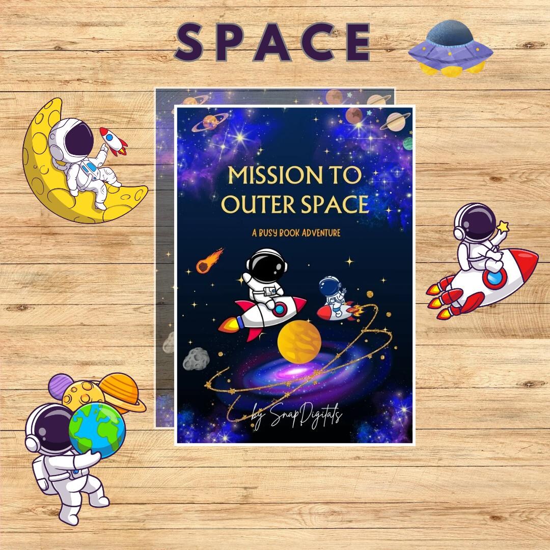 Astronaut Busy Book Adventure, Space Astronaut Learning Books ...