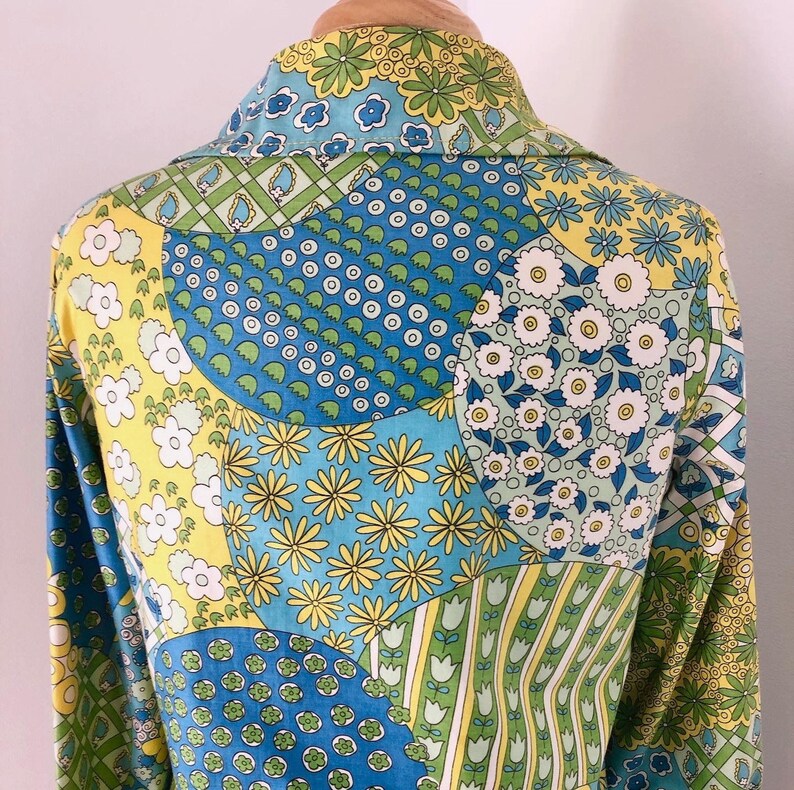 Vintage 1960s Psychedelic Flower-power Jacket by Howard Wolf - Etsy