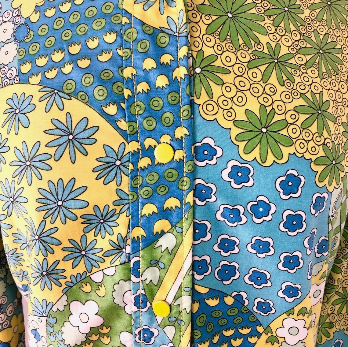 Vintage 1960s Psychedelic Flower-power Jacket by Howard Wolf - Etsy