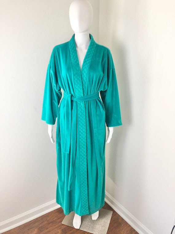 1980s Emerald Green Robe by Christian Dior - Gem