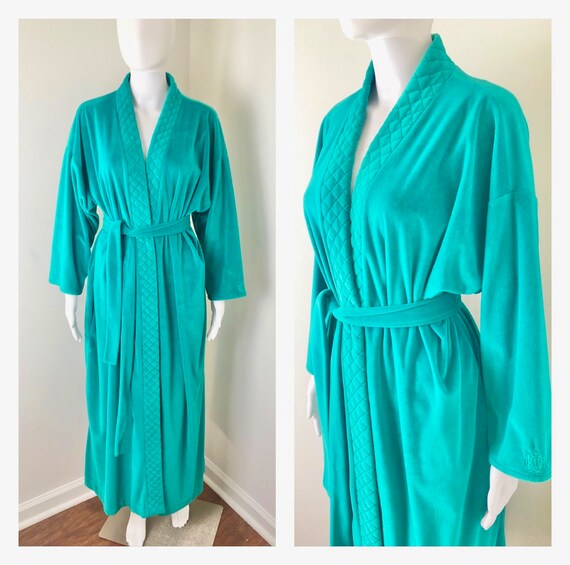 1980s Emerald Green Robe by Christian Dior - Gem
