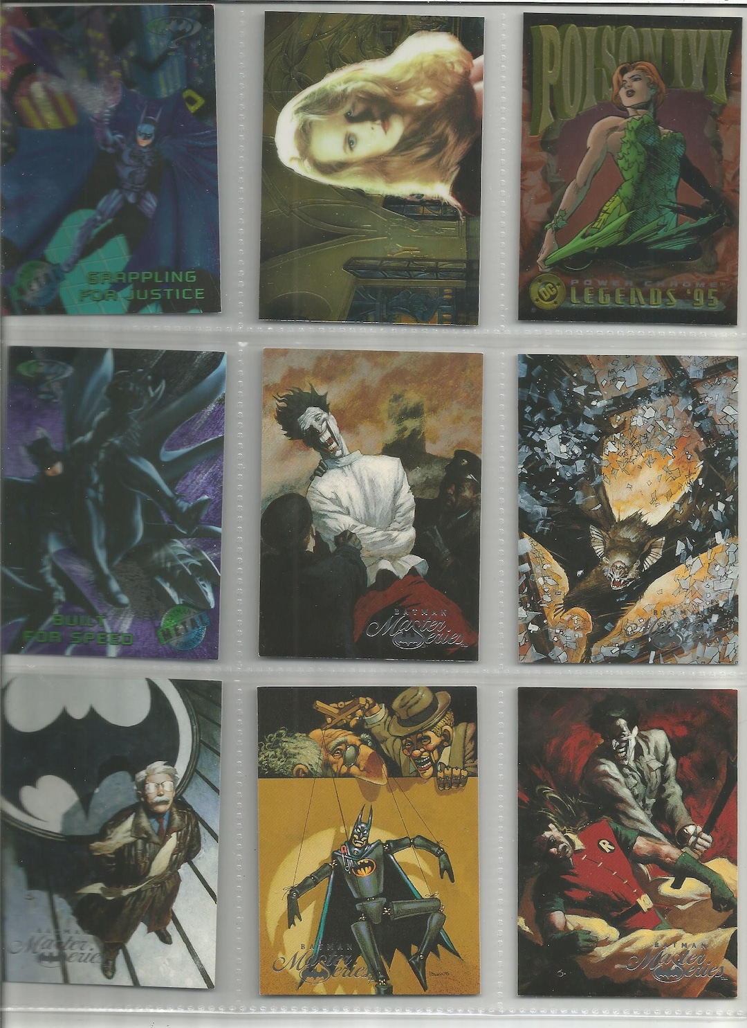 9 Assorted 1995 Batman Trading Cards Used - Etsy