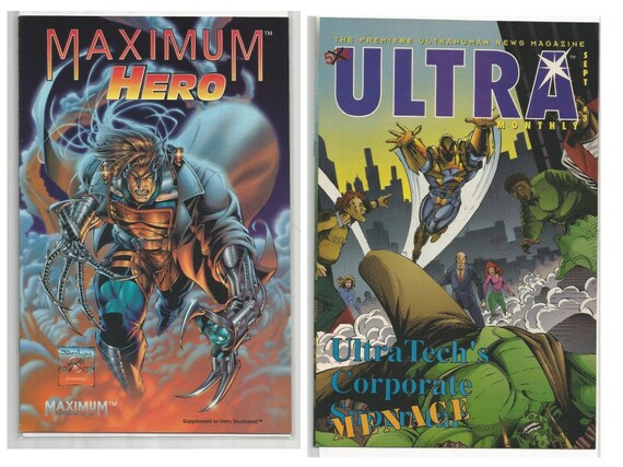 Maximum Hero and Ultra Monthly 3 - Etsy