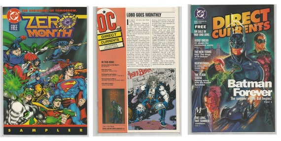 Dc Zero Month Preview Dc Direct Currents 69 and 89 - Etsy