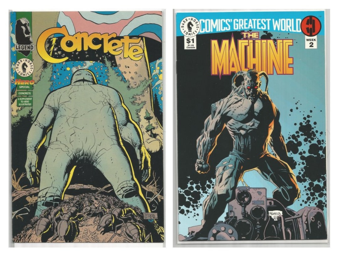 Dark Horse the Machine and Concrete Previews - Etsy
