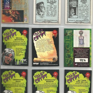 5 Tales From the Crypt 1 Species Specialty Card 2 Greg Hildebrandt and ...